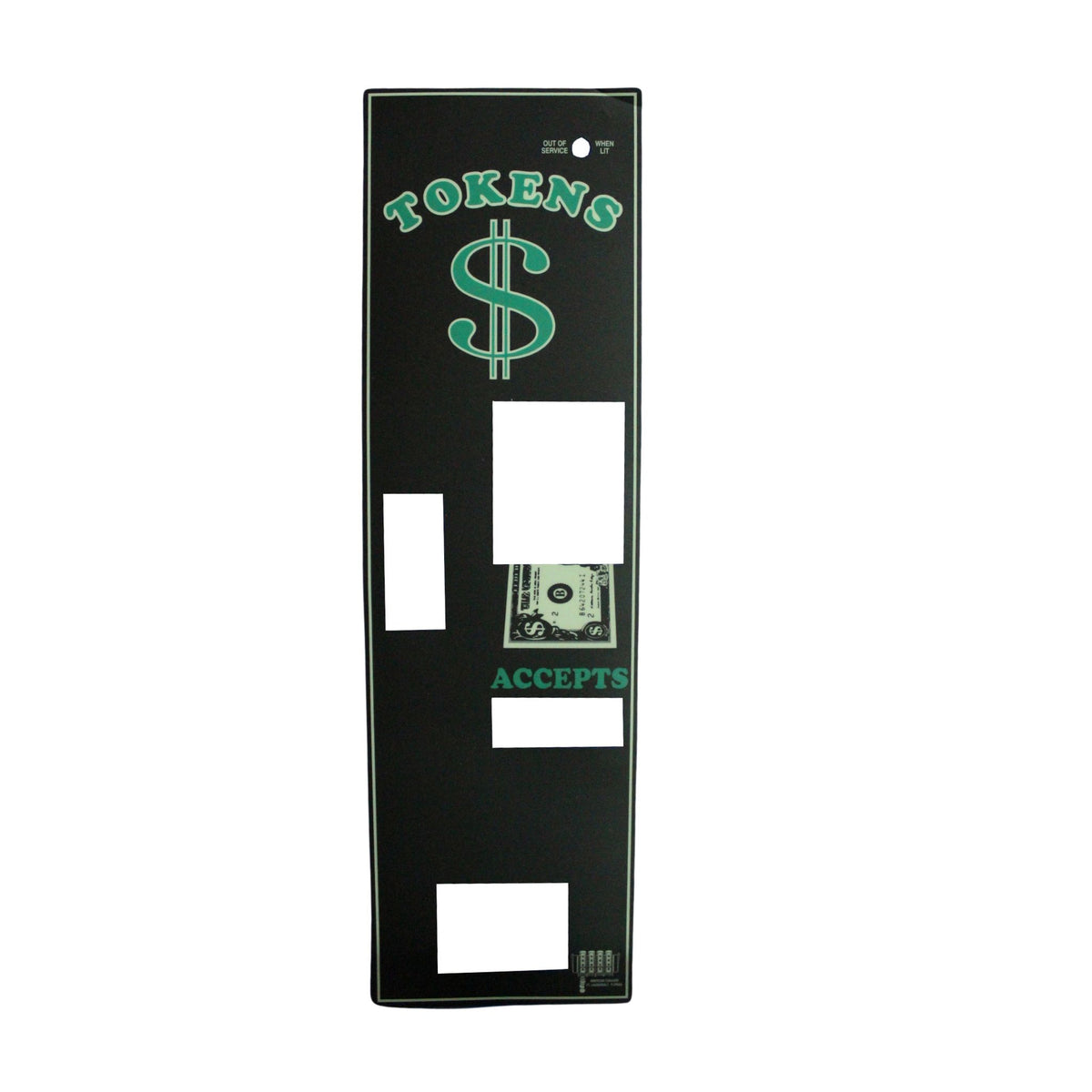 AC1001 Decal Front - Token – American Changer